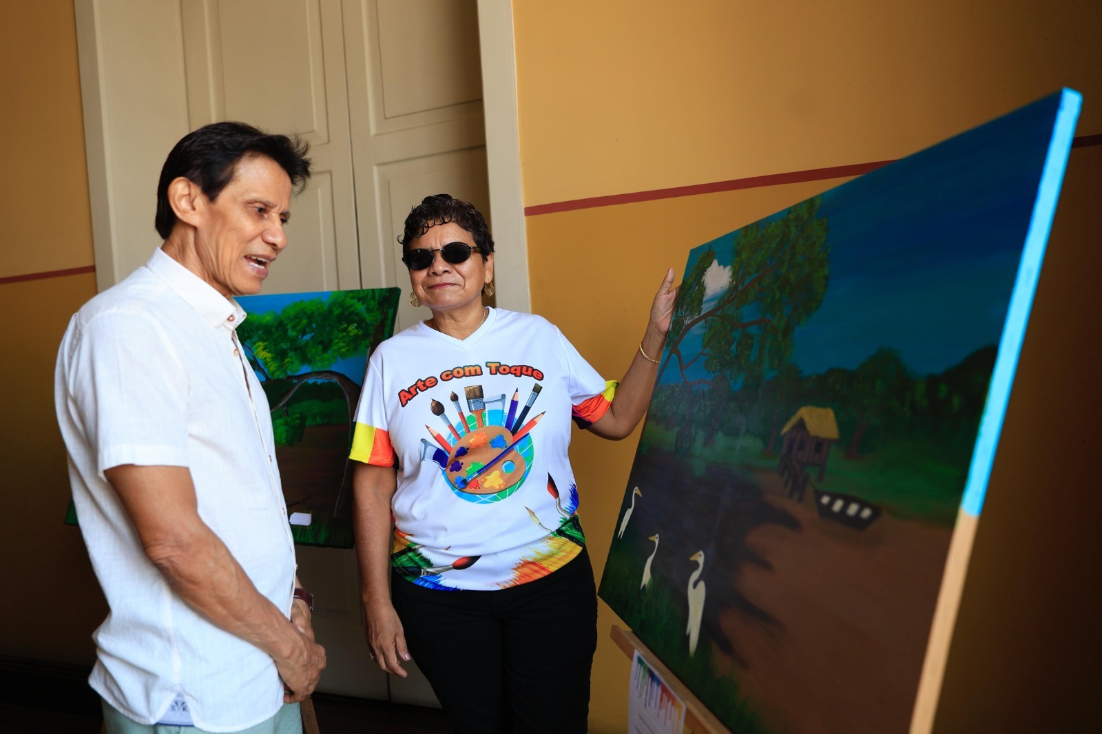 Estreia da primeira mostra coletiva ‘Arte com Toque’ apresenta obras de ...